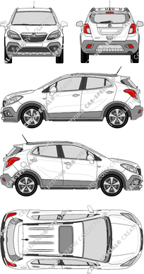 Search vehicle drawings | ccvision CAR-SPECIAL®: Vauxhall Mokka